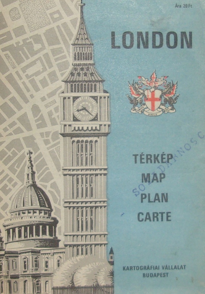 LONDON TERKEP MAP PLAN CARTE (1981) - 9070591699 - oficjalne archiwum ...