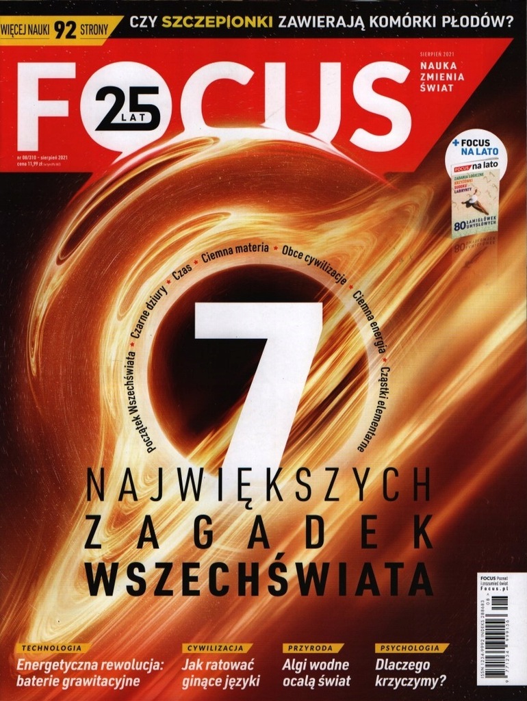 8/2021 Focus 7 NAJWIEKSZYCH ZAGADEK - 12907207907 - oficjalne archiwum ...