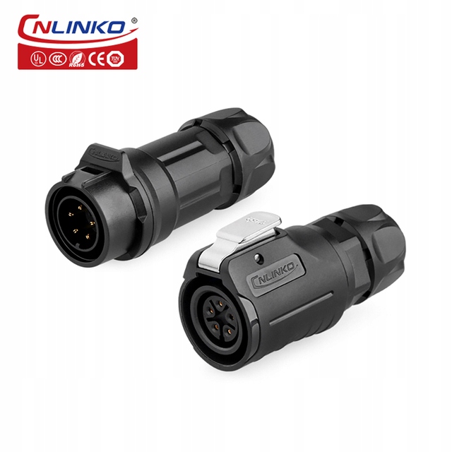 Cnlinko M16 5 Pin PBT plastikowe elektryczne złącz - 13434555302 ...