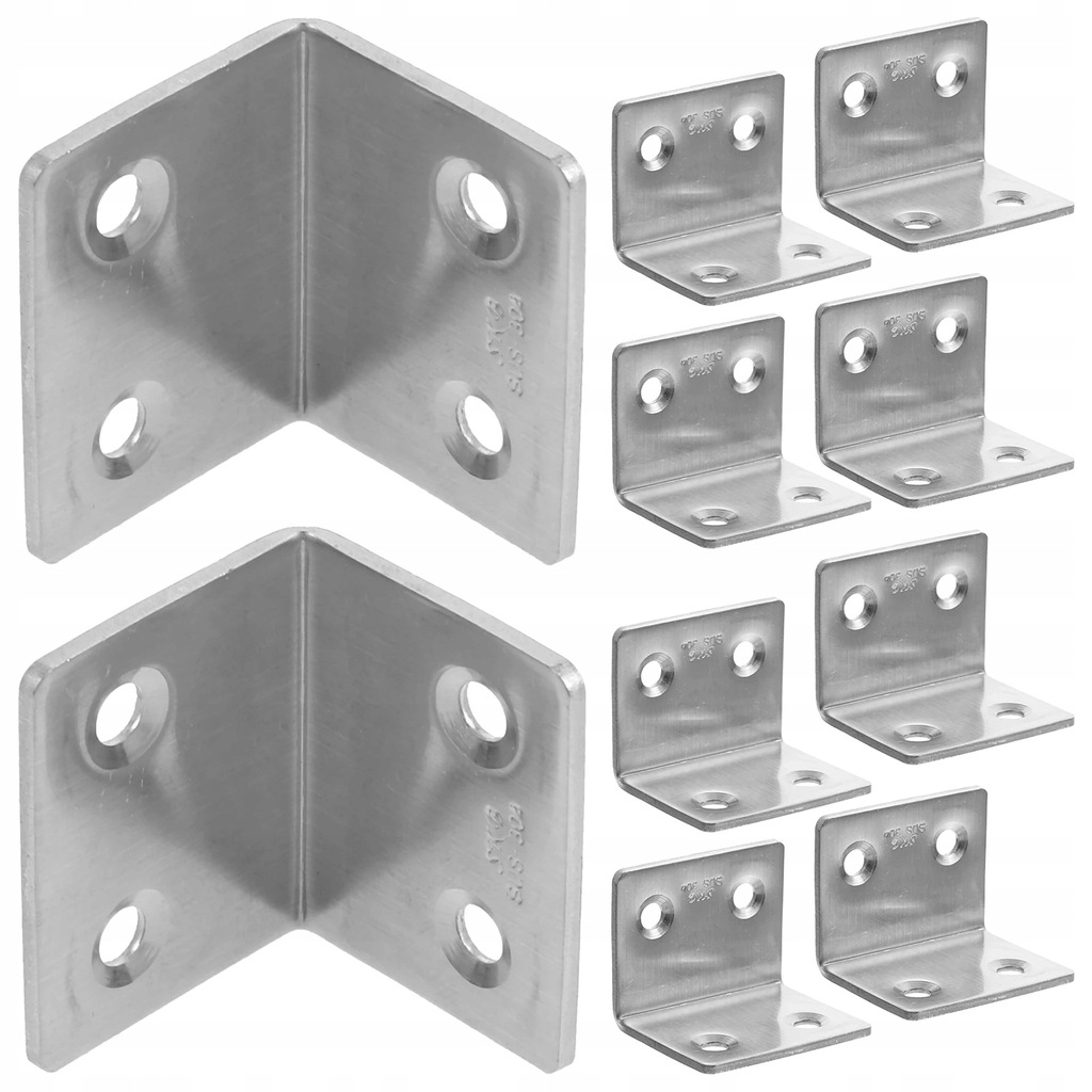 L-shaped Corner Code Braces Brackets Metal 10 Pcs - 13800761467 ...