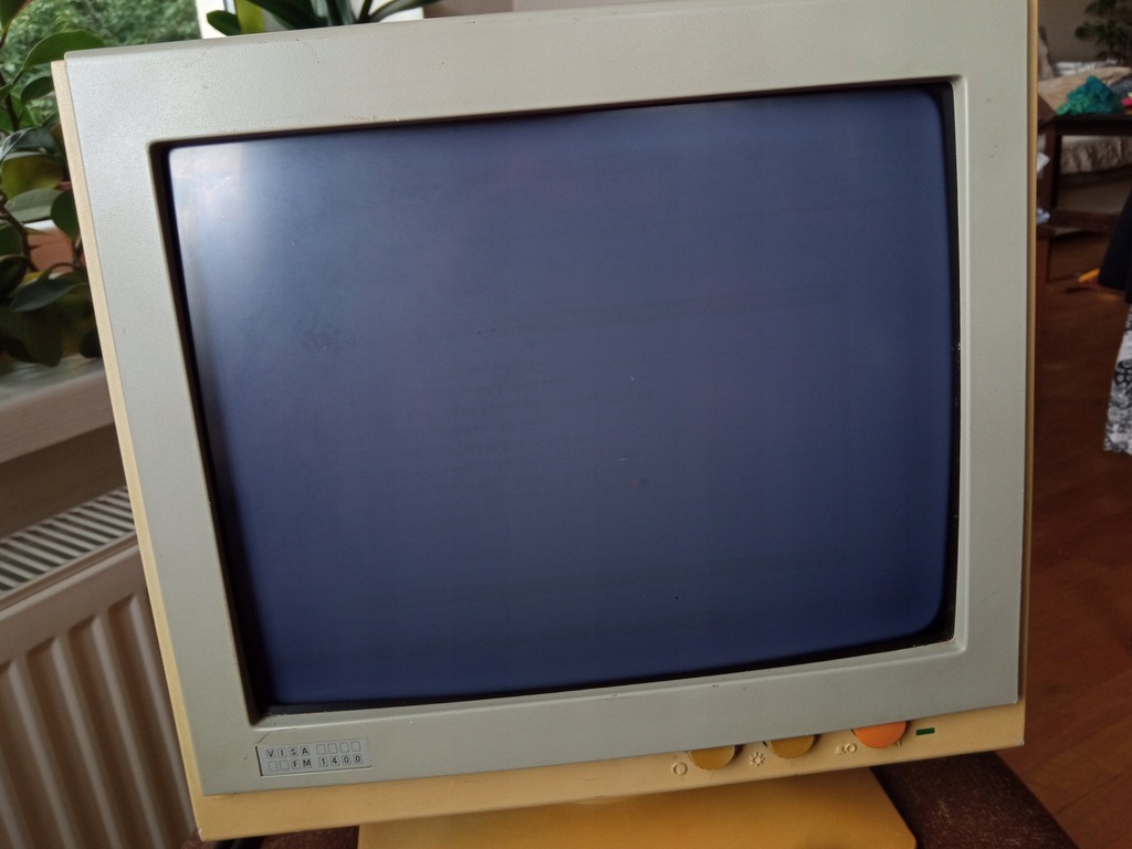 Stary monitor Visa FM 1400 - 12495143738 - oficjalne archiwum Allegro