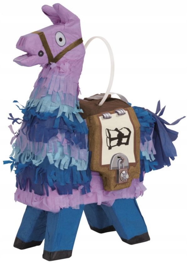 Pinata Piniata Lama Alpaka Fortnite Gra Urodziny - 13659950277 ...