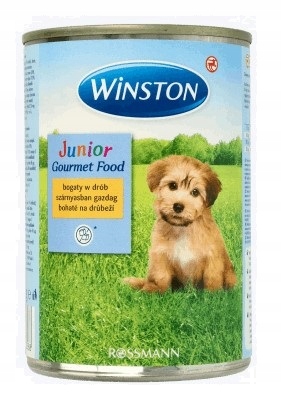Winston Junior Bogaty w Drób Puszka 400g - 12648852630 - oficjalne ...