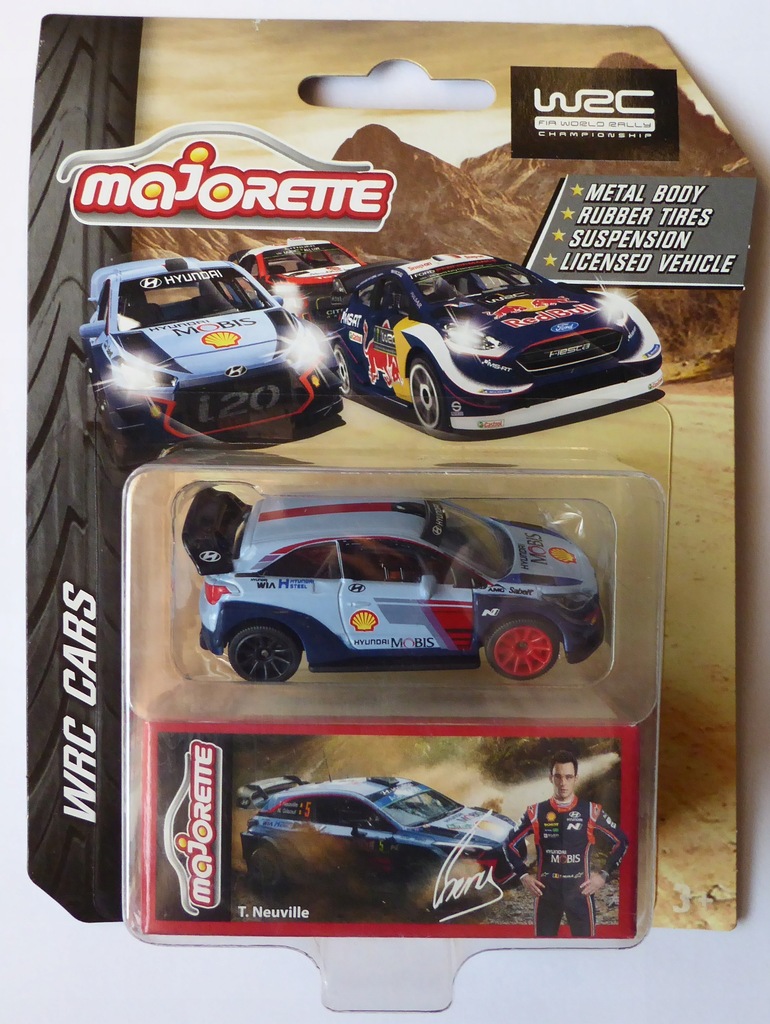 Majorette WRC Cars - Houndai i20 Coupe WRC Mobis - 12494221299 ...