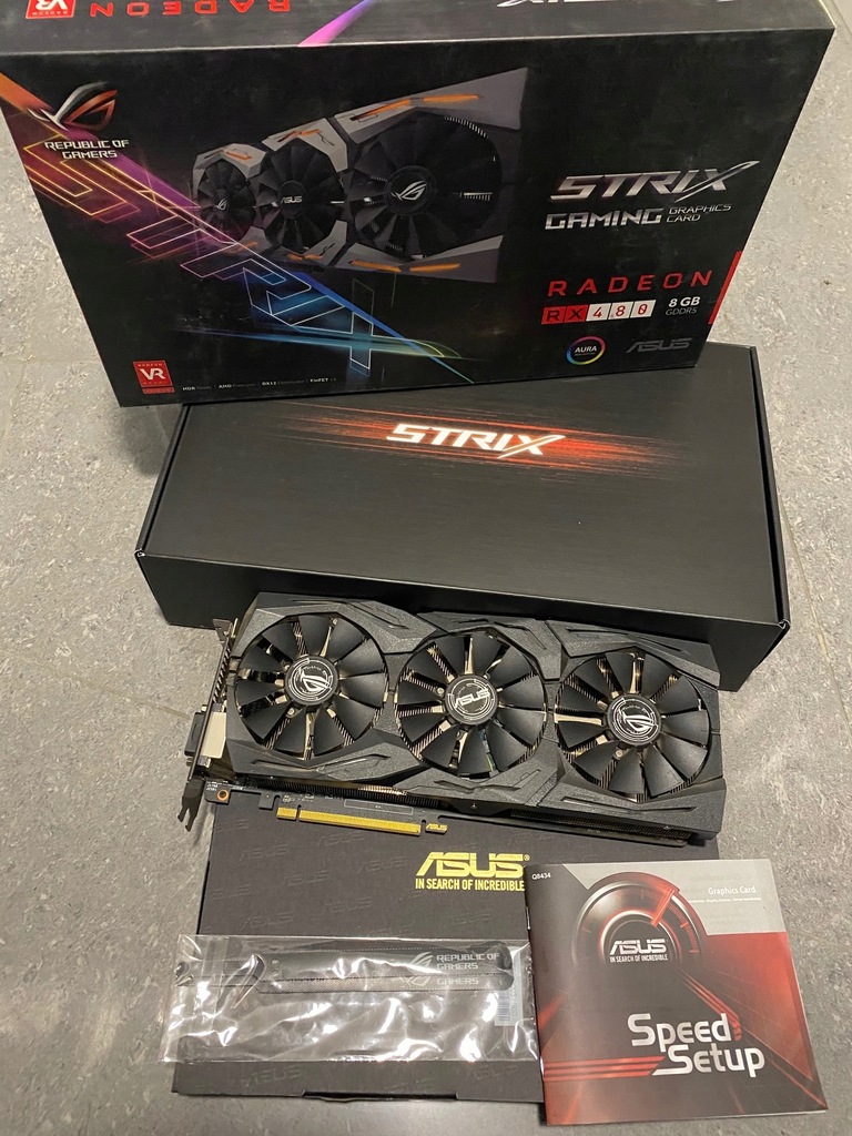 Asus ROG STRIX-RX480-O8G-GAMING 8 GB DDR5 BIOS 580 - 9040289919 ...