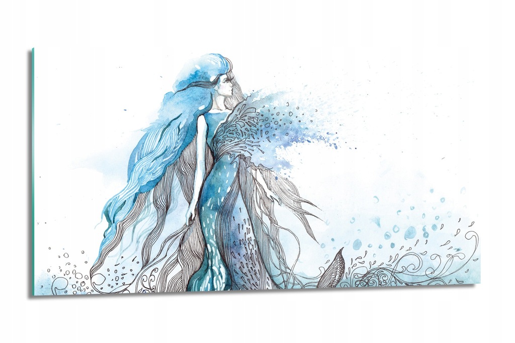 panel do kuchni na ścianę Syrena rysunek 100x50 - 12087853405 ...