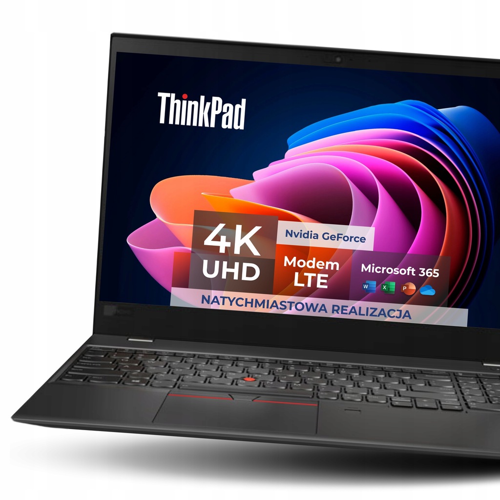 Thinkpad T-series! 15,6" 4K UHD | Laptop Lenovo do domu i biura ...
