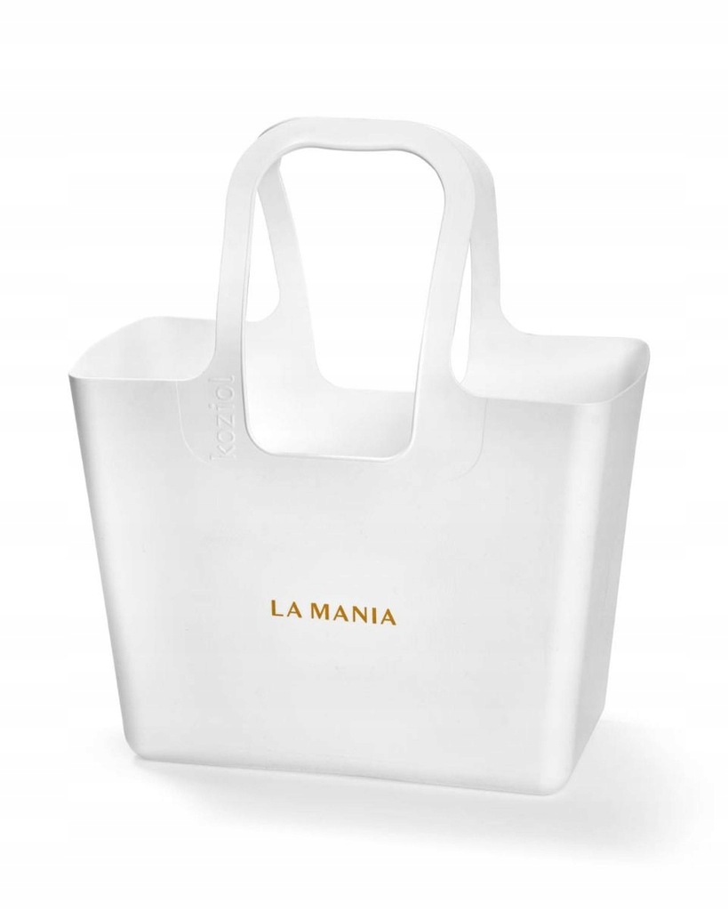 LA MANIA WIELOFUNKCYJNA DUŻA BIAŁA TORBA TASCHE WHITE 21x44x54 CM NA ...