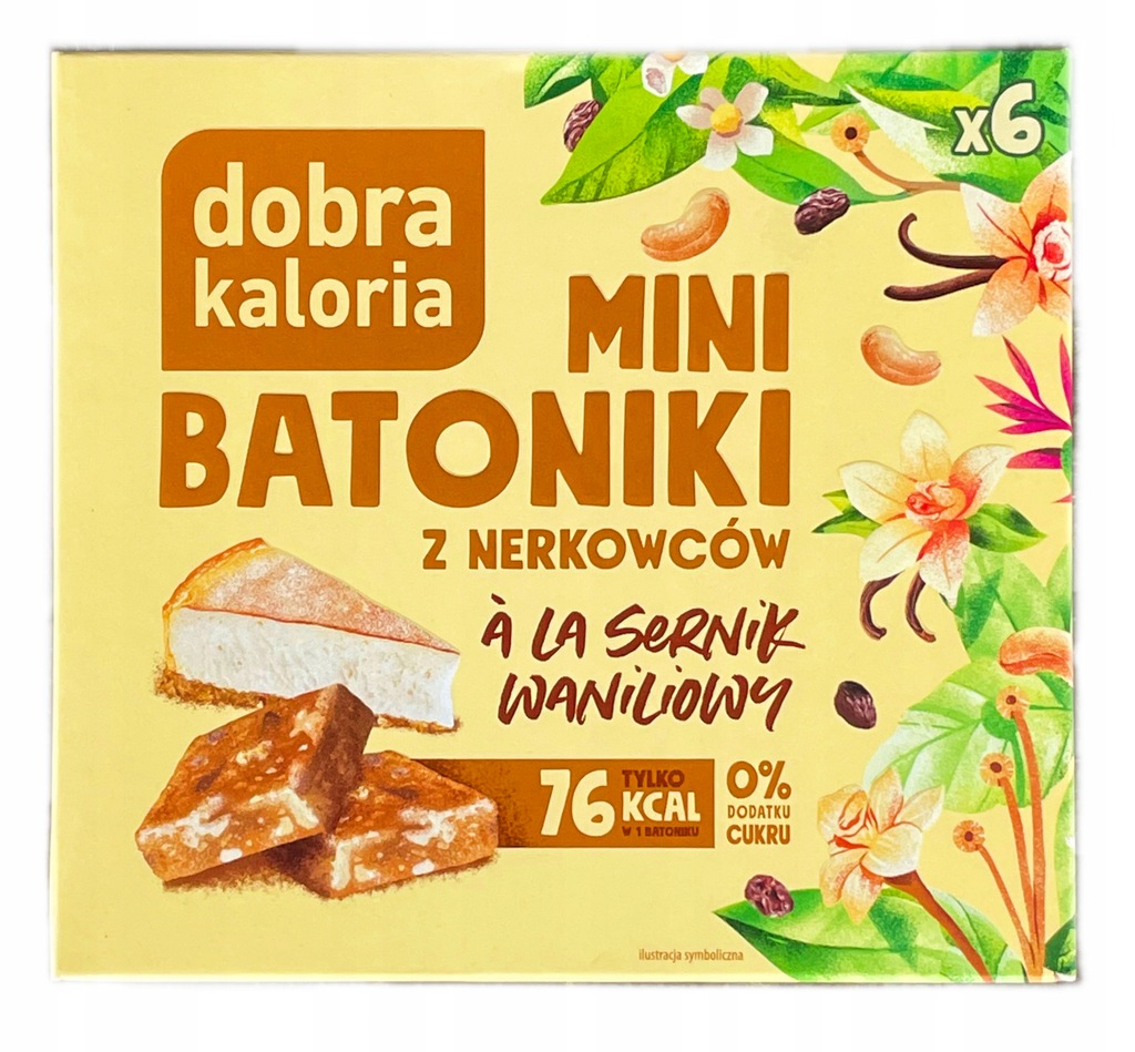 Mini batoniki SERNIK WANILIOWY bez cukru 102g - 12888021284 - oficjalne archiwum Allegro