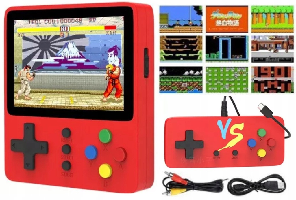 Купить Игровая приставка Mini RETRO с экраном 3 дюйма - 500 игр PAD ...