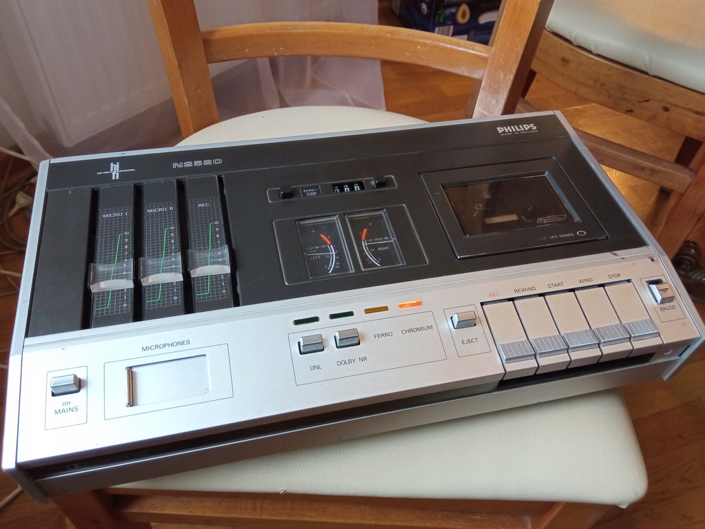 Magnetofon Philips N2520 - 14382994349 - oficjalne archiwum Allegro