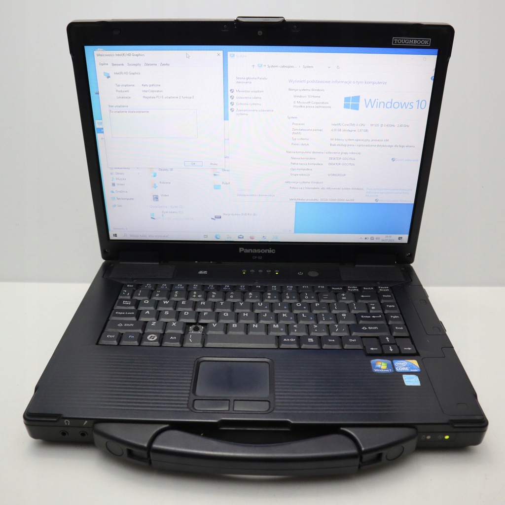 PANASONIC CF-52 i5-520M 2,4GHz 4GB RAM D22 - 13952777264 - oficjalne ...