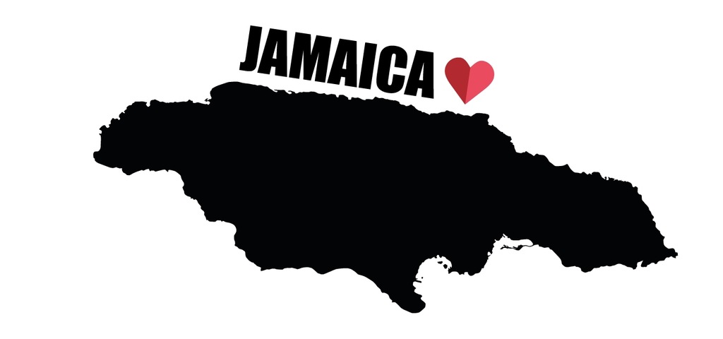 Mapa naklejka dla podróżnika JAMAJKA mapa Jamajki - 12297098349 ...