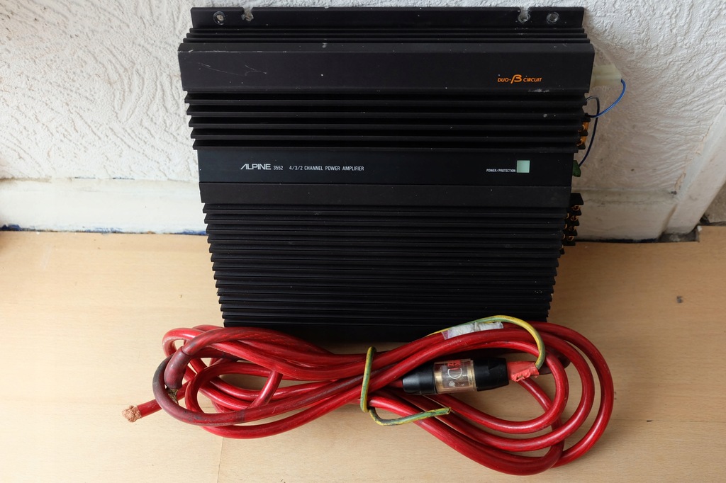 ALPINE 3552 / KULTOWY WZMACNIACZ /4X100- JAPAN - 10649084644 ...