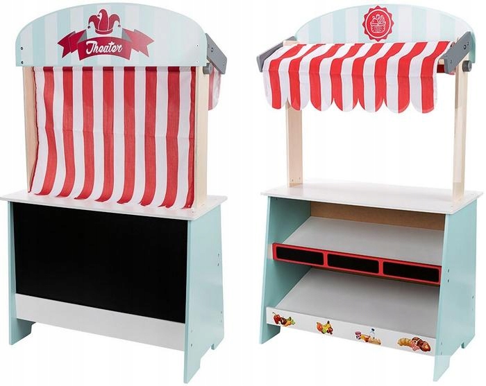 Stragan Drewniany Sklep i teatr 2w1 Playtive - 12511188585 - oficjalne ...