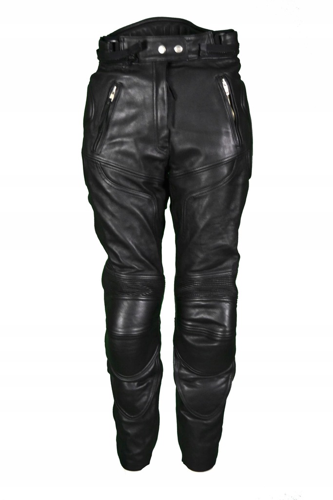 MODEKA DAMSKIE SPODNIE MOTOCYKLOWE SKÓRZANE 40 S M - 13600420654 ...