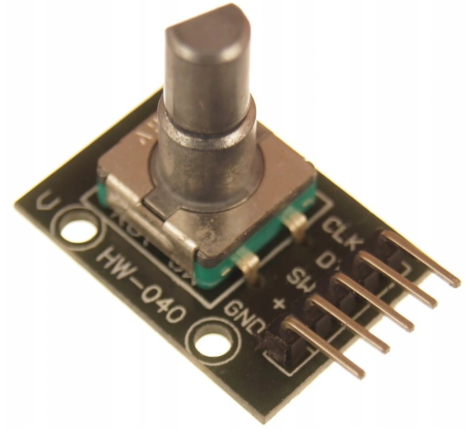 Moduł enkodera obrotowego KY-040 z przyciskiem - 11799336149 ...