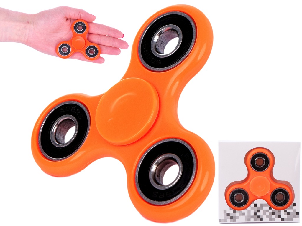 HAND FIDGET SPINNER ORYGINALNY SPINER 4 ŁOŻYSKA - 6843101436 ...