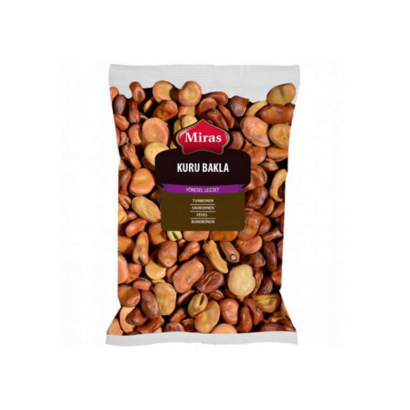 MIRAS Fasola BÓB SUSZONY FAVA BROAD BEAN 900G - 12298612133 - oficjalne ...