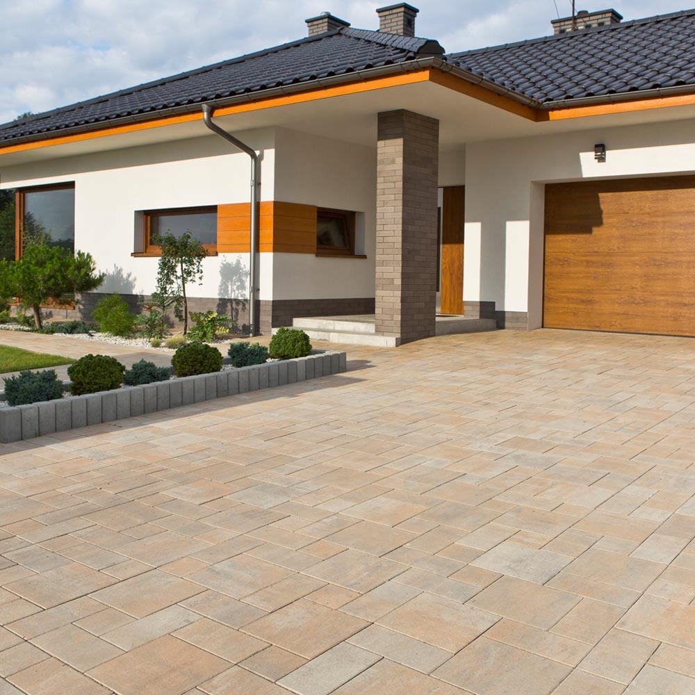 Bruk Bet Kostka Brukowa VISIO 6cm WAPIEŃ MUSZLOWY - 10614579521 - oficjalne archiwum Allegro