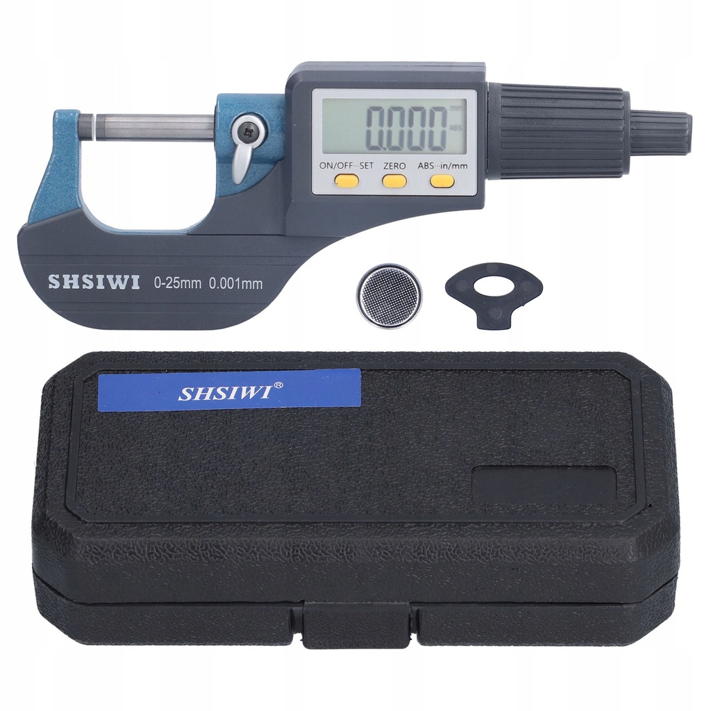 MIKROMETR ELEKTRONICZNY 0-25mm 0,001 mm CYFROWY LCD - 15123681715 ...