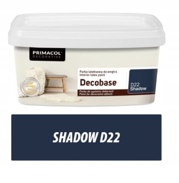 PRIMACOL FARBA DECOBASE 1L SHADOW D22 Lateksowa - 12270306242 ...