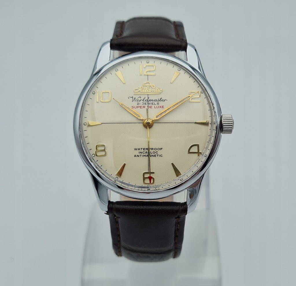 ATLANTIC WORLDMASTER SUPER DE LUXE 21J LATA 50-TE - 13351396125 ...