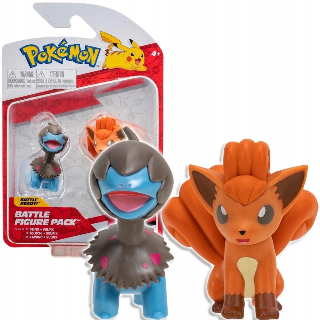 Pokemon Deino i Vulpix Figurka Battle Figure Pack - 12594857193 ...