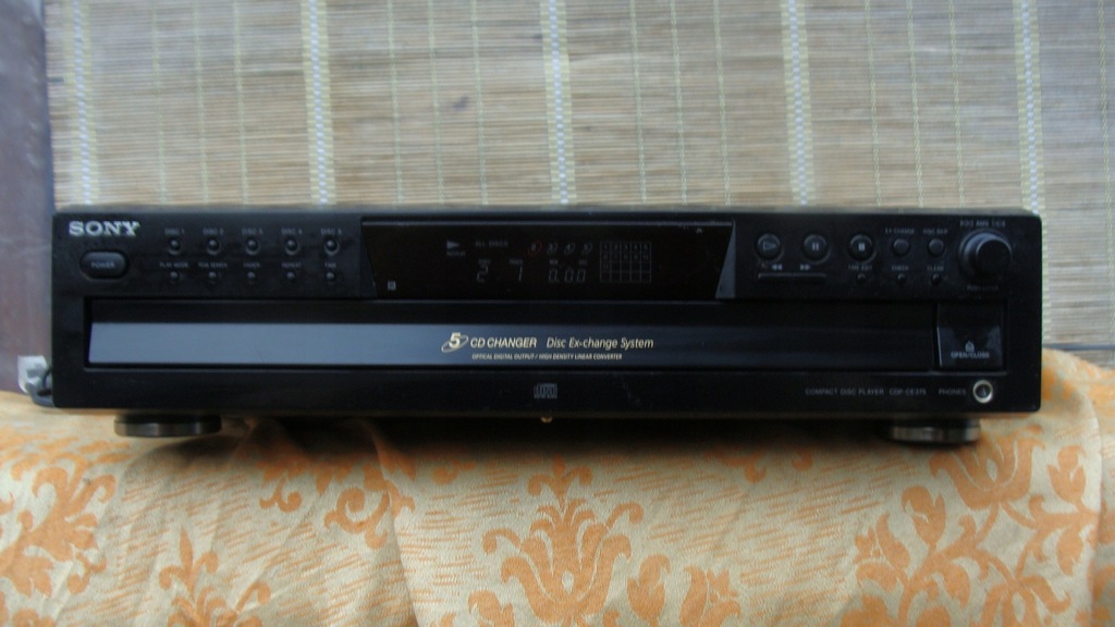 Odtwarzacz CD Sony CDP-CE375 czarny - 13478796538 - oficjalne archiwum Allegro