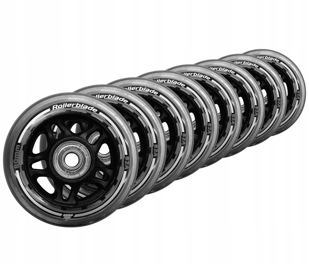 Rollerblade Kółka do rolek 80mm 82A łożyska SG7 - 12611796814 ...