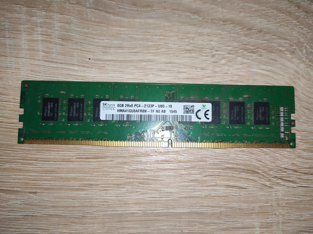 SK hynix 8GB 2Rx8 PC4-2133P-UB0-10 DDR4 2133MHz - 8821861434 - oficjalne archiwum Allegro