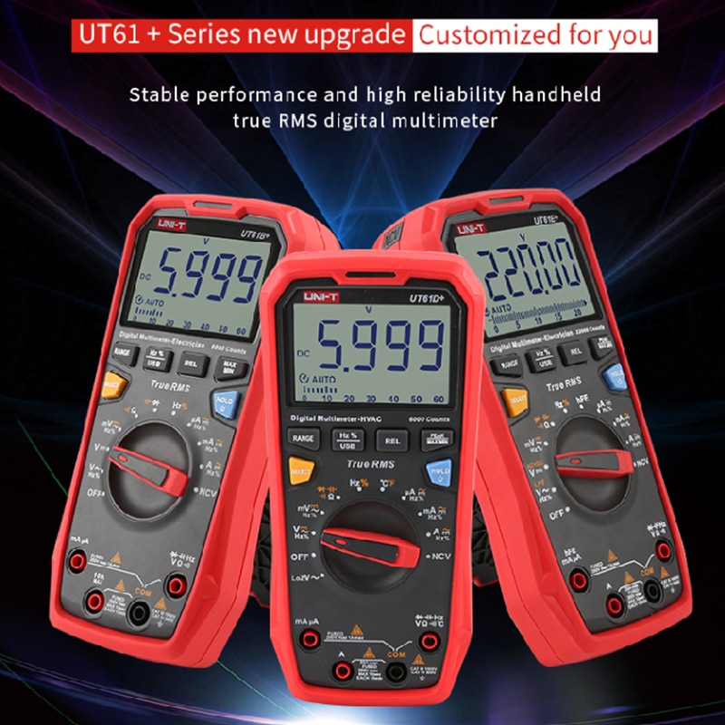 Digital Multimeter Profesional UNI-T UT61B+ UT61E+ - 12284424764 ...