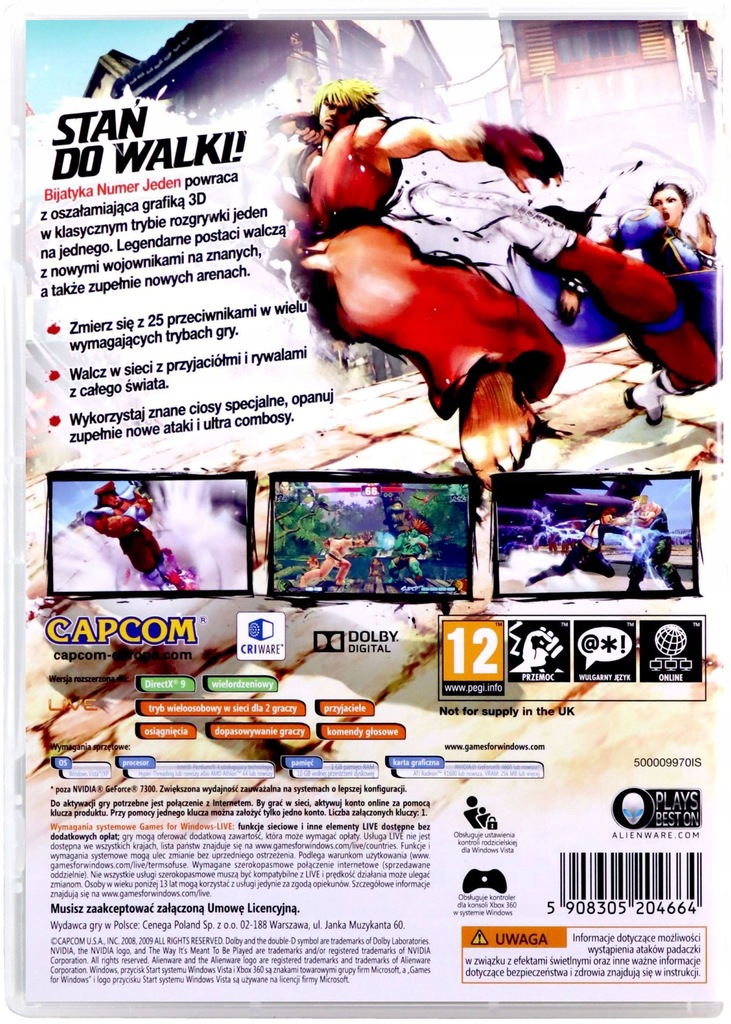 Купить STREET FIGHTER IV [ИГРА ДЛЯ ПК]: отзывы, фото и характеристики на Aredi.ru (13052674611)