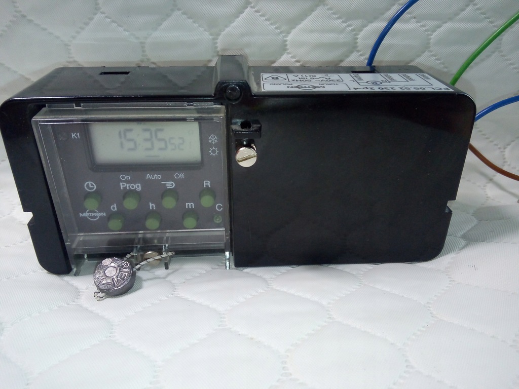 Wyłącznik zegar programator czasowy METRON PCL 05 - 9099633767 ...
