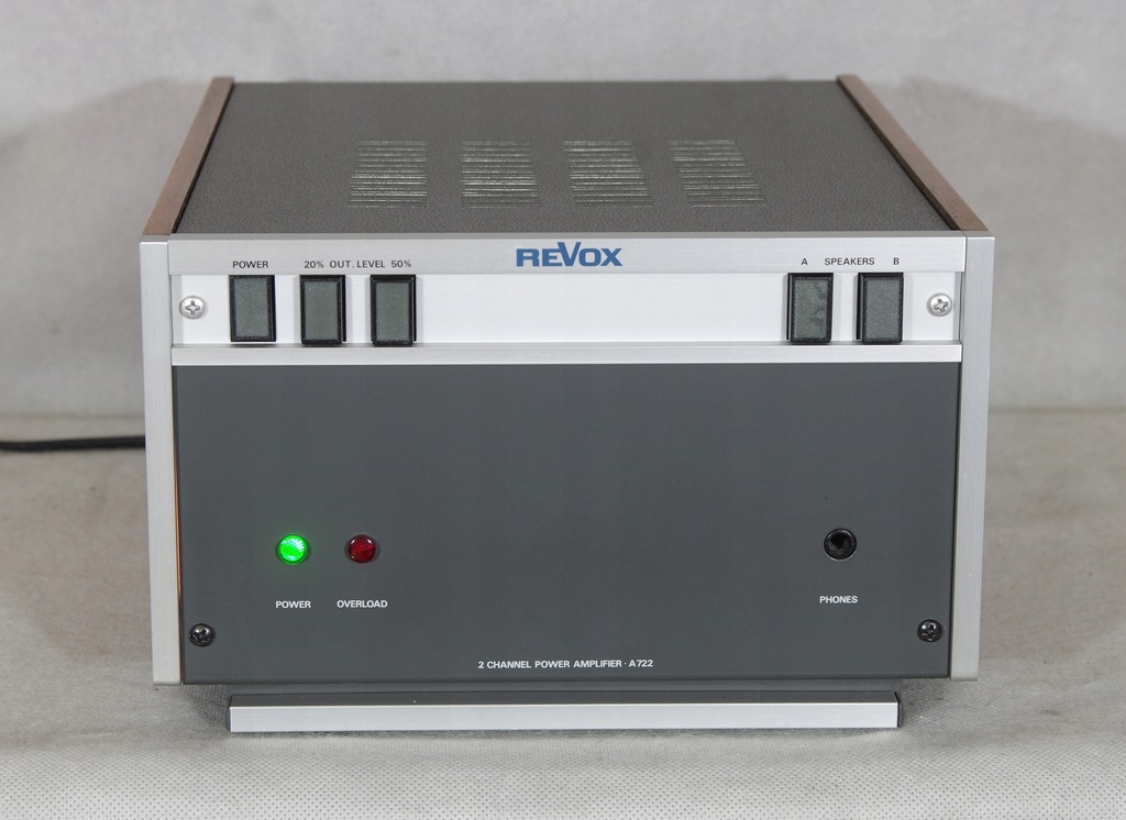 Revox A 722, Revox A722, świetna końcówka mocy. - 12297094313 ...