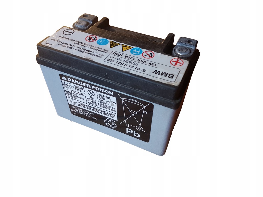 AKUMULATOR AGM 12V 8Ah 120A BMW G310R S1000RR ORYG - 8512860587 - oficjalne archiwum Allegro