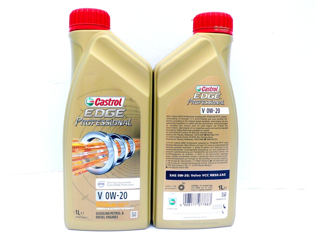CASTROL EDGE PROFESSIONAL V 0W20 1L VOLVO RBS0-2AE - 7086658092 ...