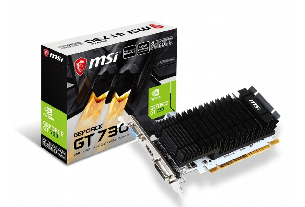 KARTA GRAFICZNA MSI GEFORCE GT 730 2GB DDR3 - 11828600789 - oficjalne archiwum Allegro