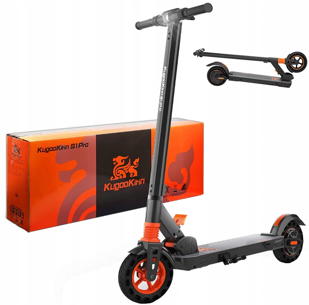 Hulajnoga elektryczna Kugoo Kirin S1 Pro 30km/h - 14470079372 - oficjalne archiwum Allegro