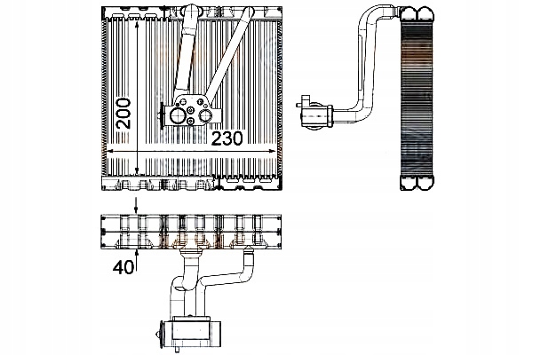 PAROWNIK KLIMATYZACJI HELLA 6Q0820103F 6Q0820103D - 12397585088 ...