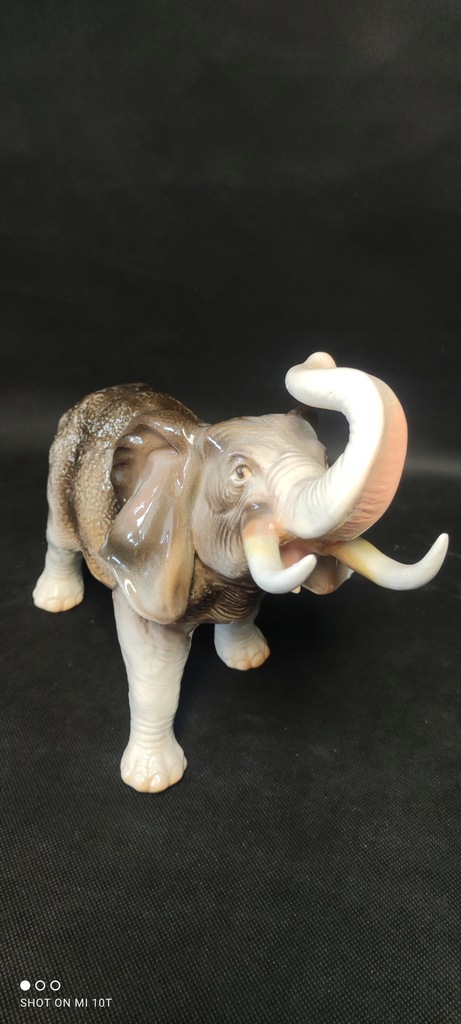 Figurka Porcelanowa Słoń Cervit Cluj Napoca - 13199302334 - oficjalne ...