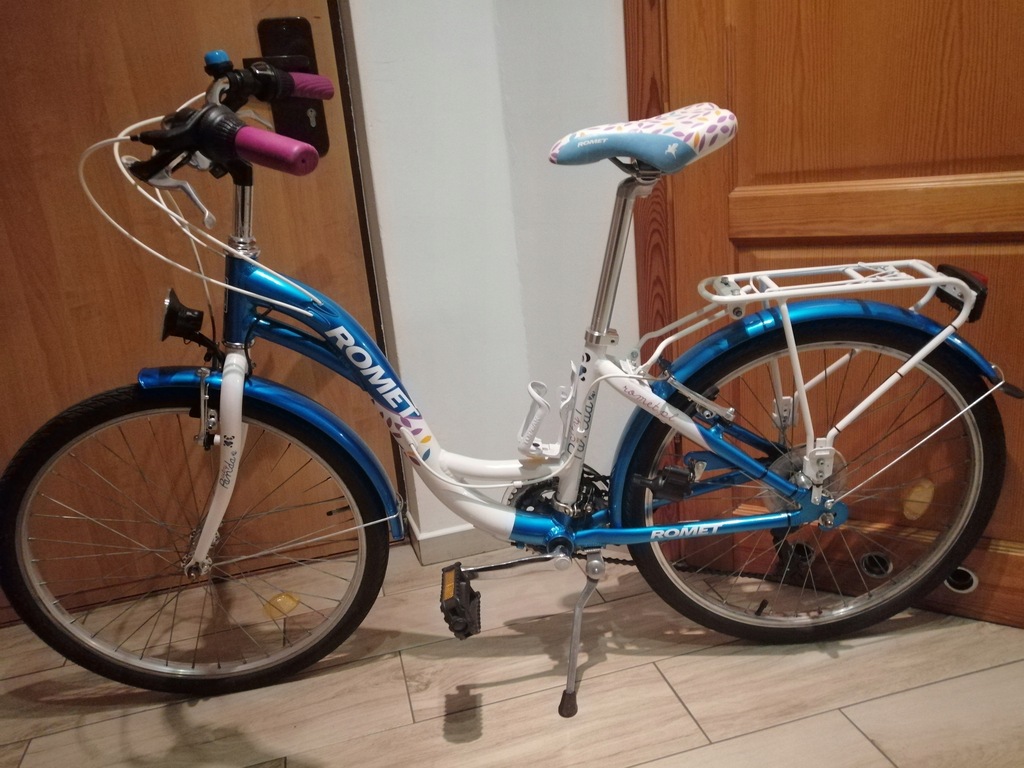 Rower Romet Panda dziewczęcy 24" - 8065146150 - oficjalne archiwum Allegro