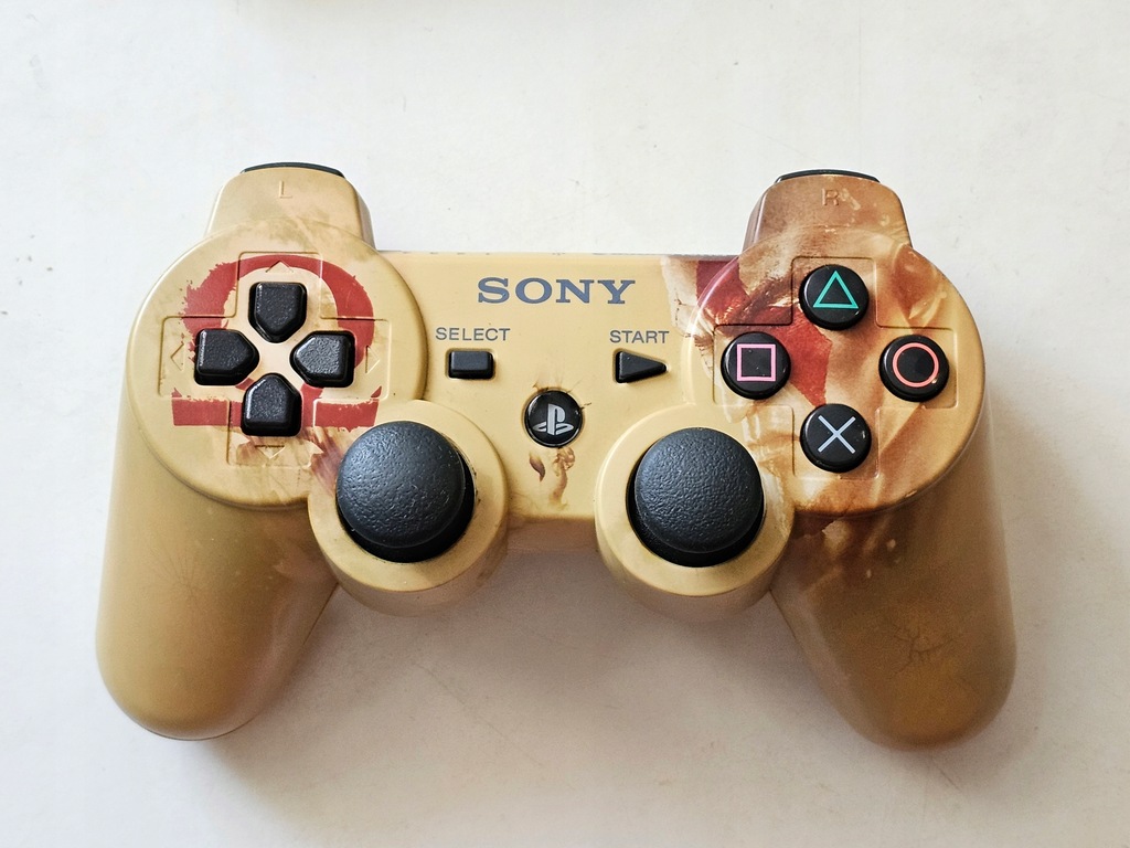 100% ORYGINALNY KONTROLER PAD SONY PS3 DUALSHOCK 3 GOD OF WAR EDITION - 17586729460 - oficjalne ...