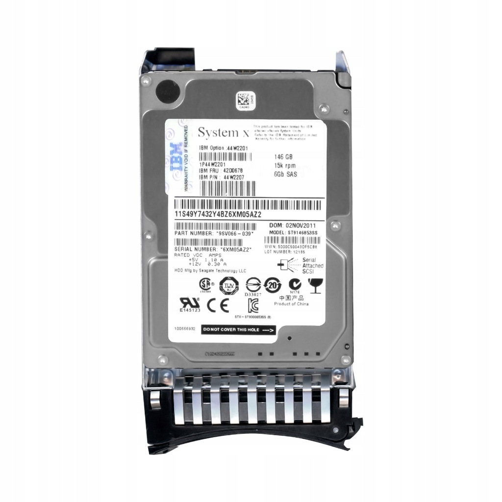 IBM 42D0678 146GB 15k SAS-2 44W2207 ST9146852SS - 11940762154 ...