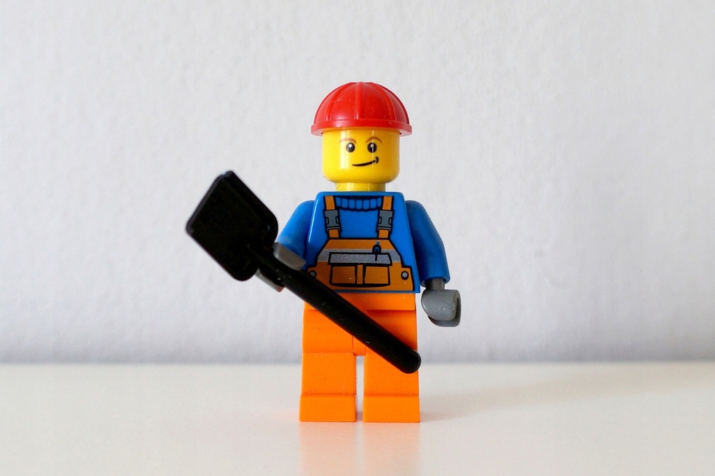 Lego figurka ludzik - City - Robotnik, Dock Worker - 9162852456 ...