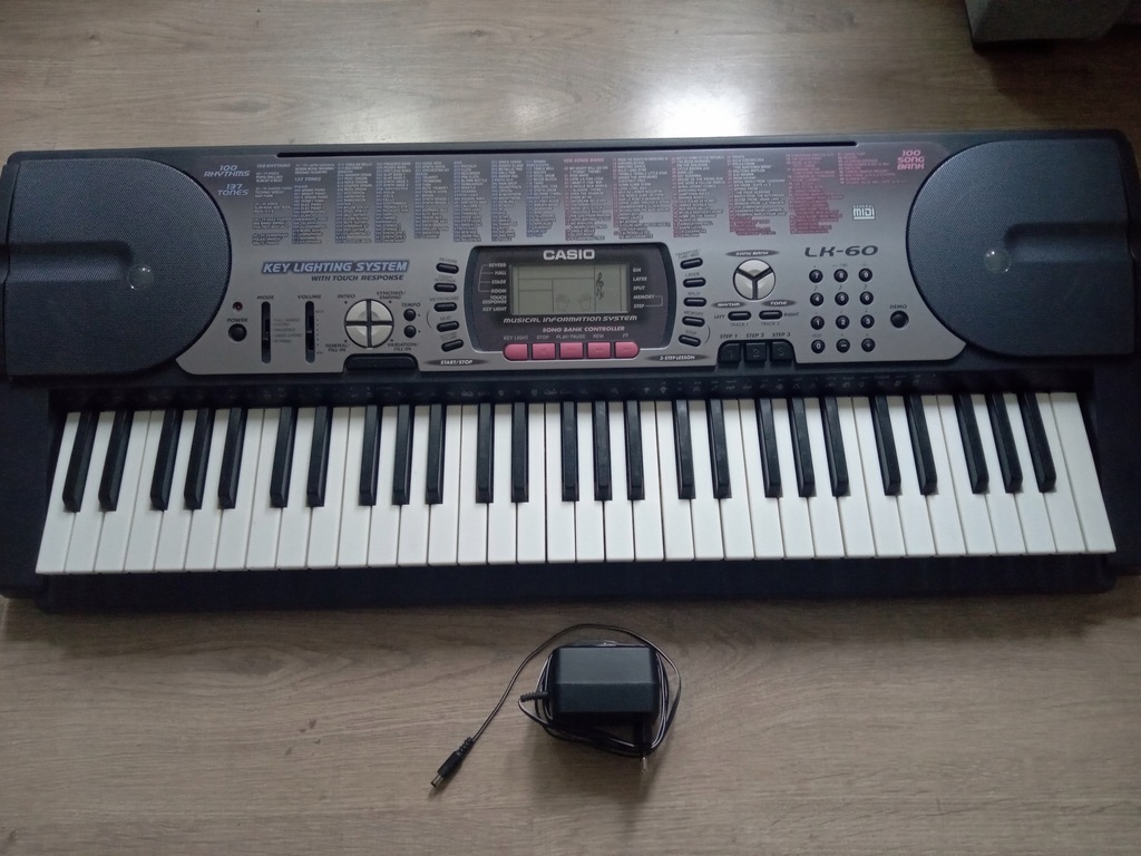 Casio LK-60 Dynamiczna i Podświetlana Klawiatura - 13706952796 - oficjalne archiwum Allegro