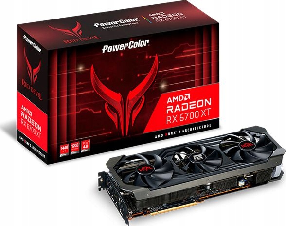 Karta PowerColor Radeon RX 6700 XT Red Devil 12GB - 11689080197 ...