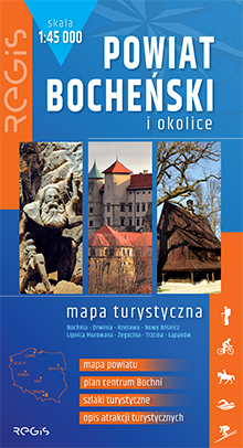 BOCHNIA I POWIAT BOCHEŃSKI mapa turystyczna REGIS - 6891103943 ...