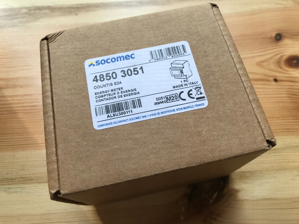 Socomec countis e24 Licznik miernik 3-fazowy 80A - 9733963896 - oficjalne archiwum Allegro