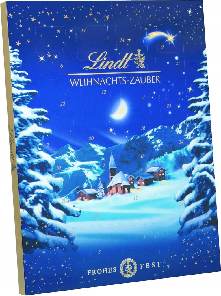 Lindt Kalendarz Adwentowy Czekoladki 265g - 14788052535 - oficjalne archiwum Allegro